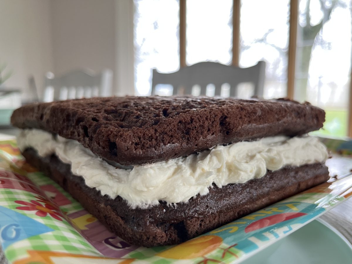 Easy Gob Cake Recipe (Whoopie Pie-inspired) with Classic Ermine Frosting
